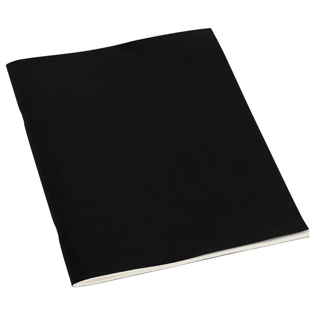 Journal A4 with watermarked paper, Ruled, Black | Semikolon