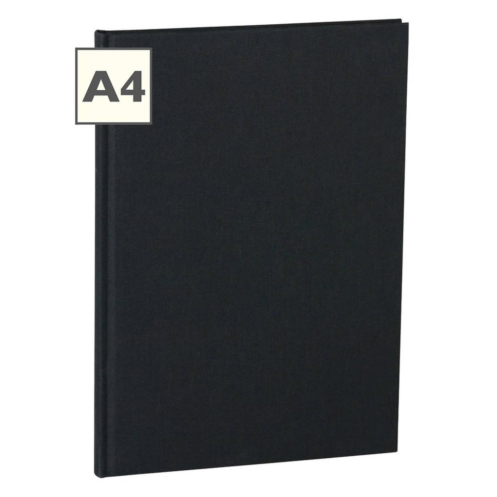 Notebook A4, Classic, Ruled, Black | Semikolon