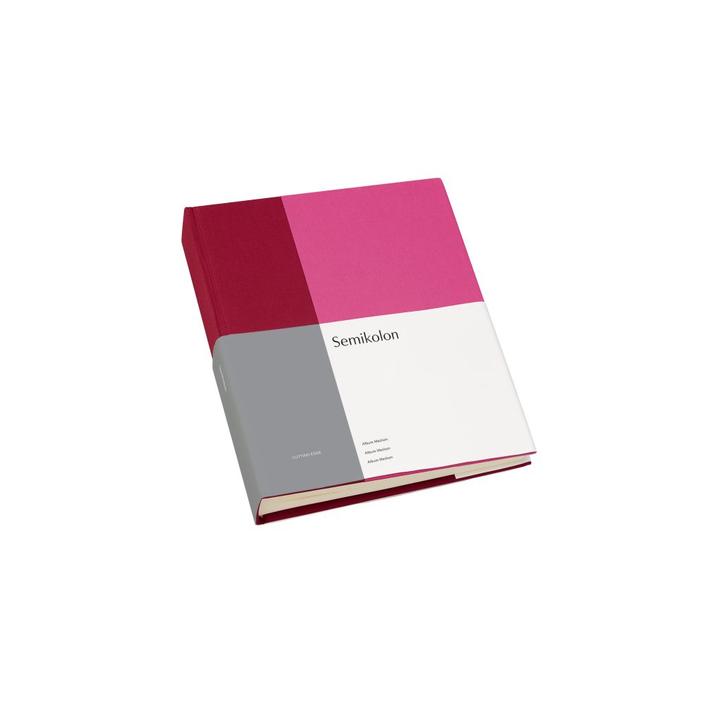 Photo Album, Medium, Raspberry Fuchsia | Semikolon