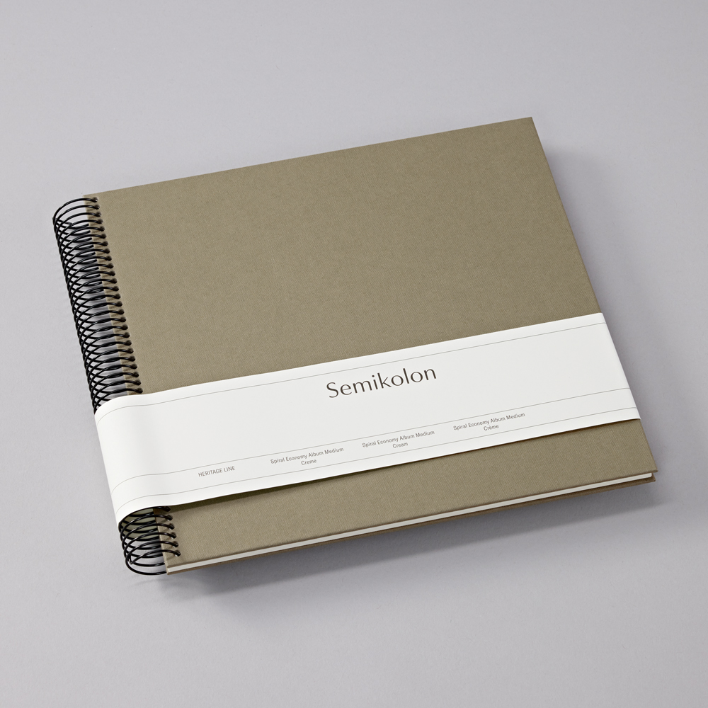 Spiral Photo Album Medium | Cream Pages | Fango | Semikolon